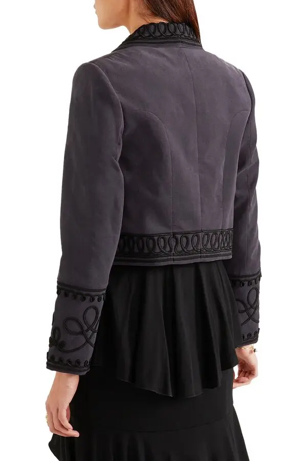 TEMPERLEY LONDON Voyage Embroidered Cottoncorduroy Jacket