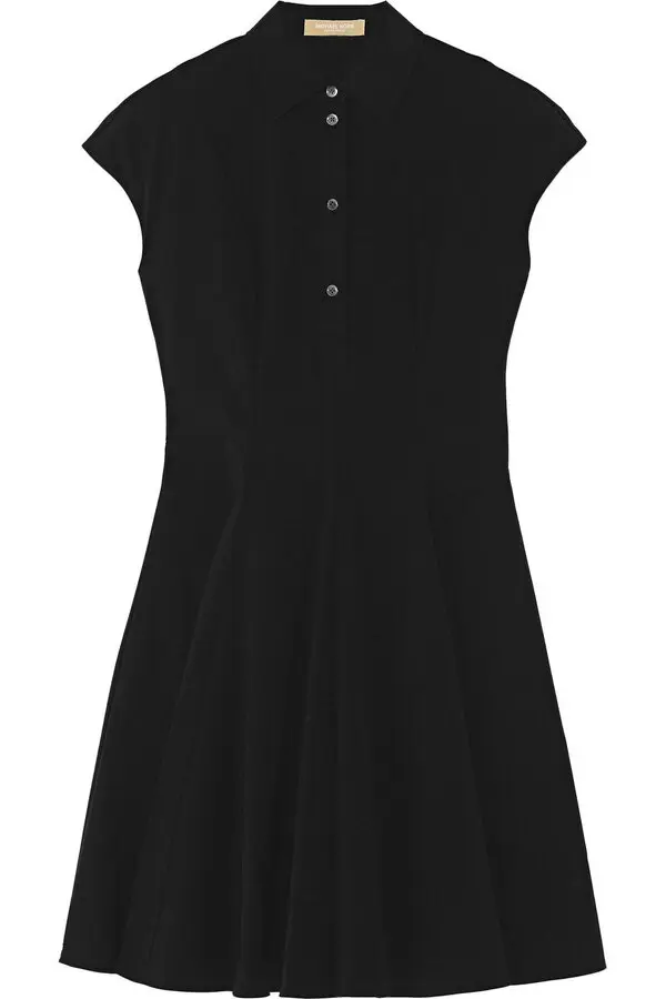 Michael Kors Stretchcotton Poplin Mini Dress