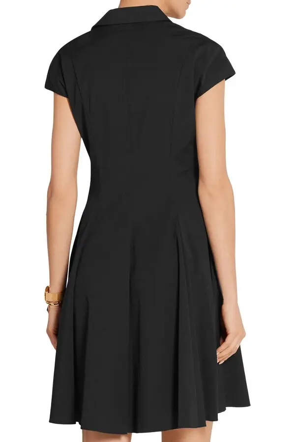 Michael Kors Stretchcotton Poplin Mini Dress
