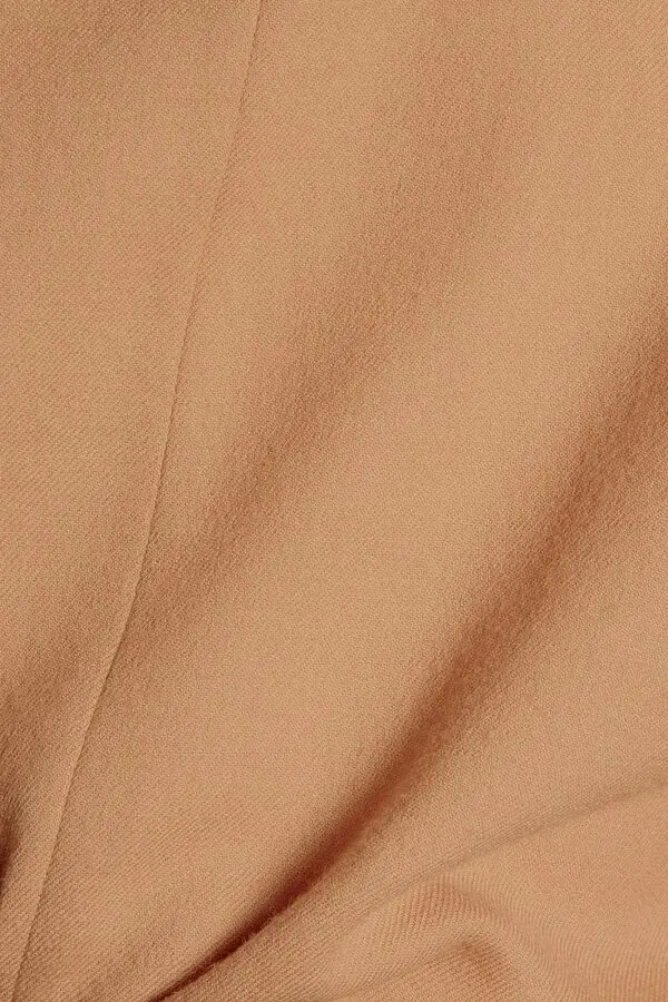 Tibi Winston Cutout Wool Turtleneck Top