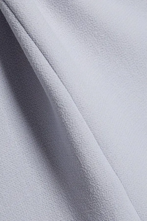 Roland Mouret Farrant Pleated Wool Crepe Midi Dress