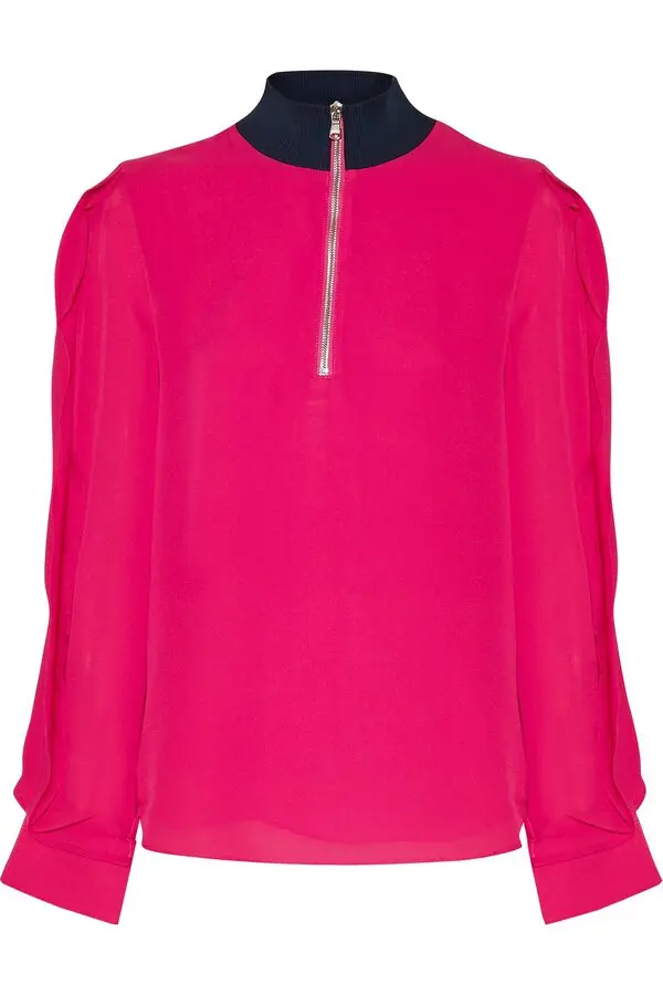 3.1 Phillip Lim Silk Crepe De Chine Blouse