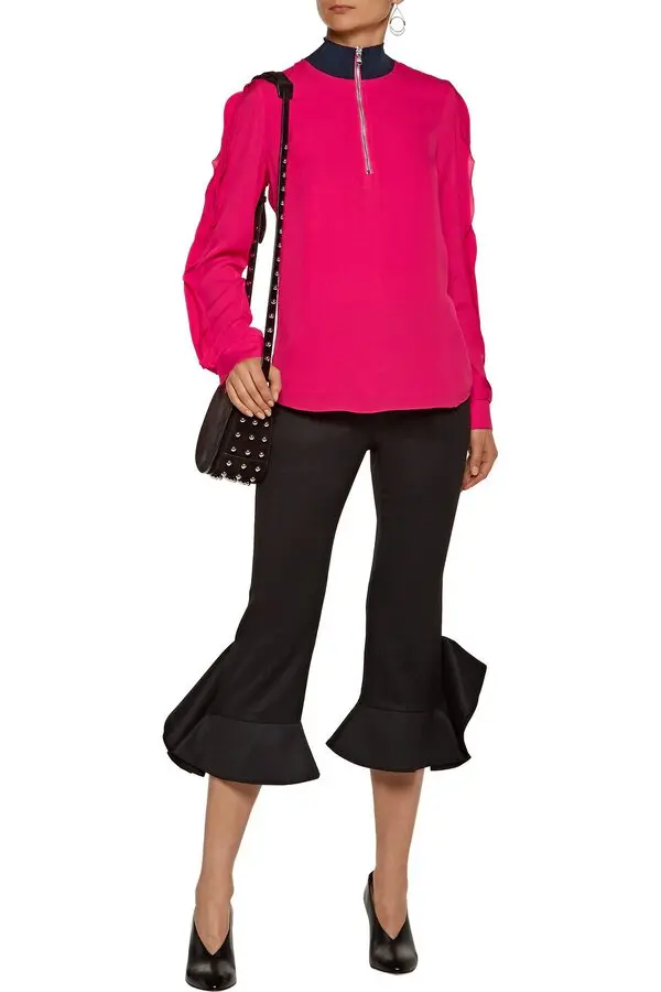3.1 Phillip Lim Silk Crepe De Chine Blouse