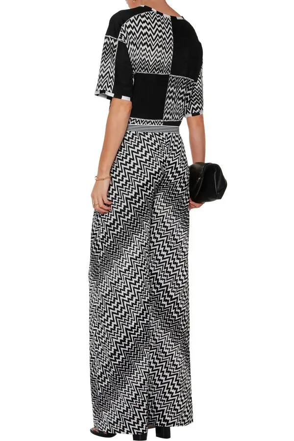 Missoni Crochetknit Wideleg Pants