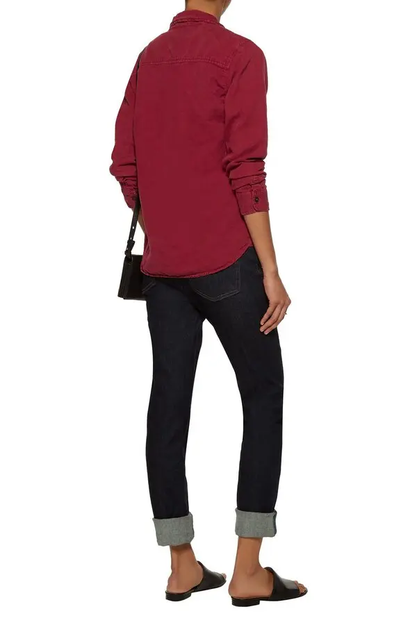 MOTHER Frenchie Cottonblend Top