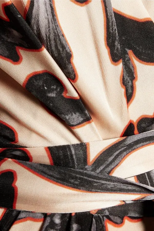 Issa Rubell Printed Stretch-jersey Jumpsuit