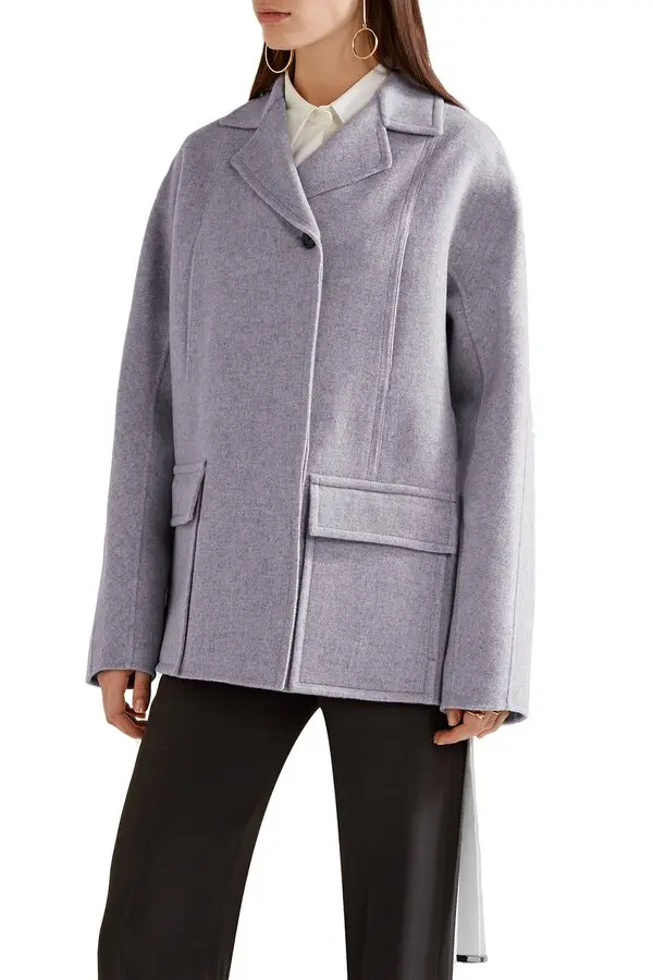 JOSEPH Caplan Wool And Cashmere-blend Felt Coat