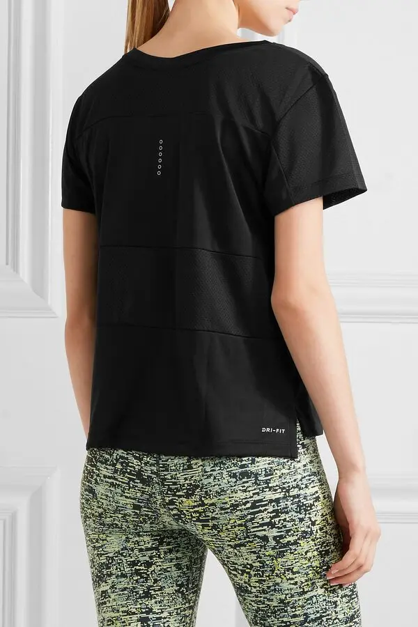 Nike Paneled Drifit Stretchjersey Tshirt