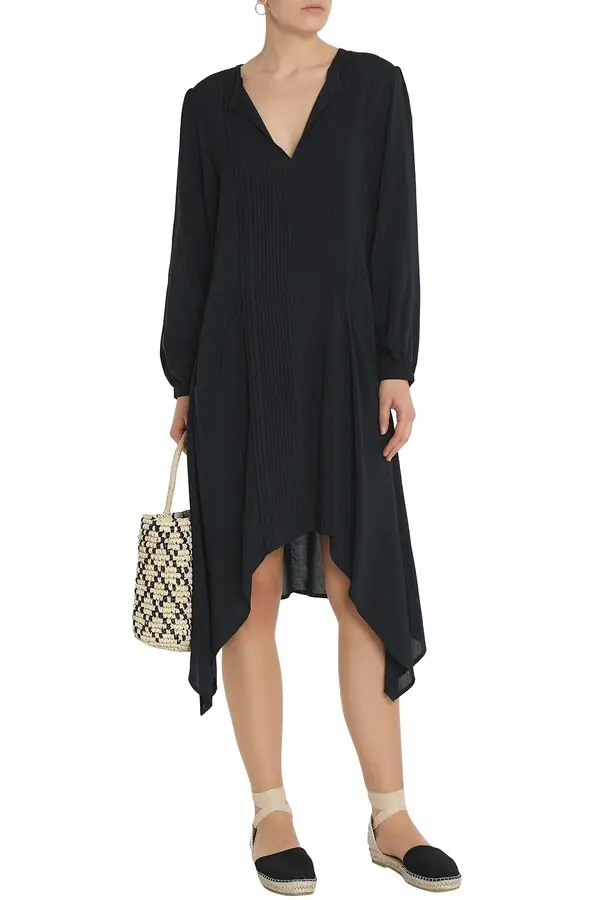VIX PAULA HERMANNY Flora Pintucked Voile Coverup