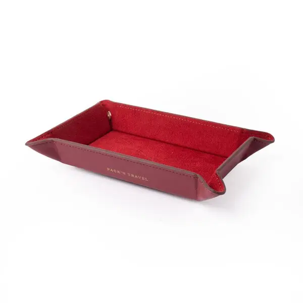 PACK'N TRAVEL Leather Organiser Tray
