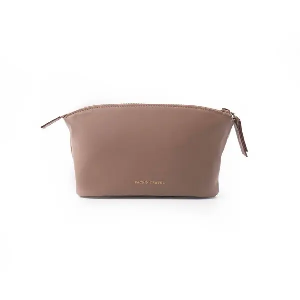 PACK'N TRAVEL Neutrals Medium Make-up Bag
