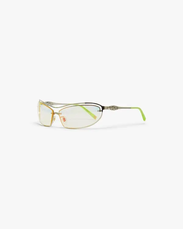 Casablanca Lime Spiral Sunglasses By - Multicolor