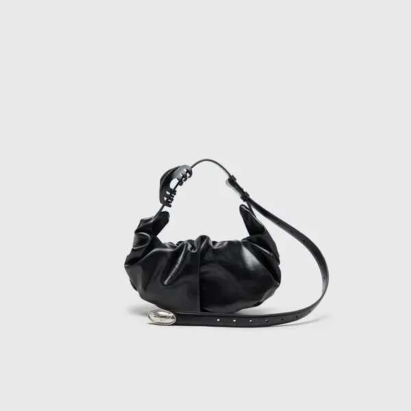 DIESEL® Scrunched Hobo Bag - Black