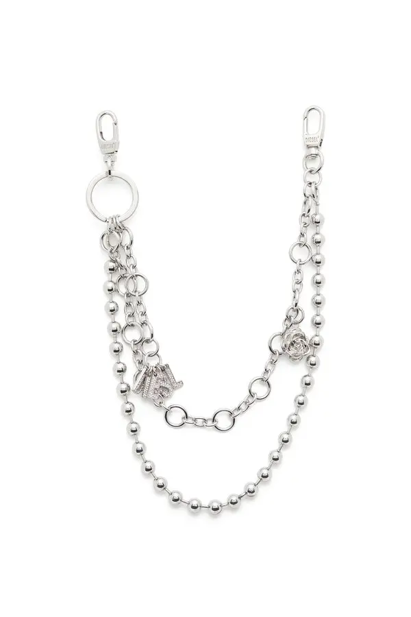 DIESEL® Metal Charm With Chains And Pendants