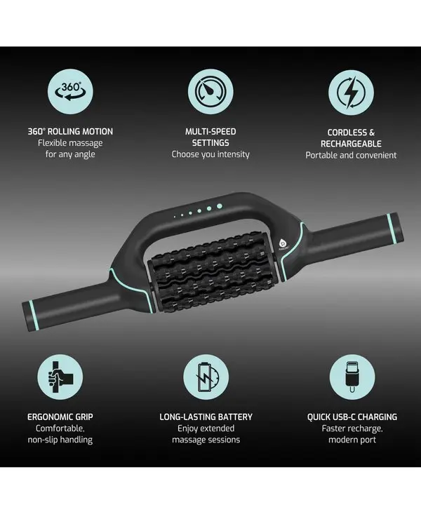 PURSONIC Shiatsu Massager - Black