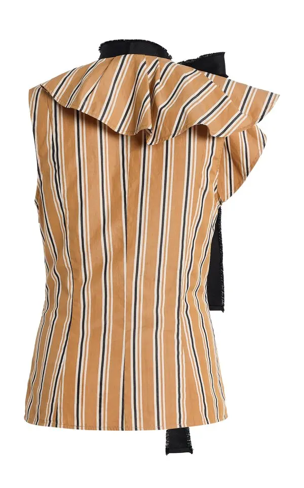 Ulla Johnson Cressida Tie-detailed Cotton Top