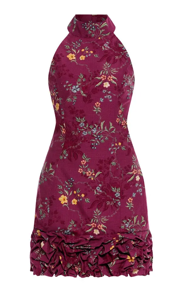 Agua Bendita Cuenca Isolda Cotton Mini Dress