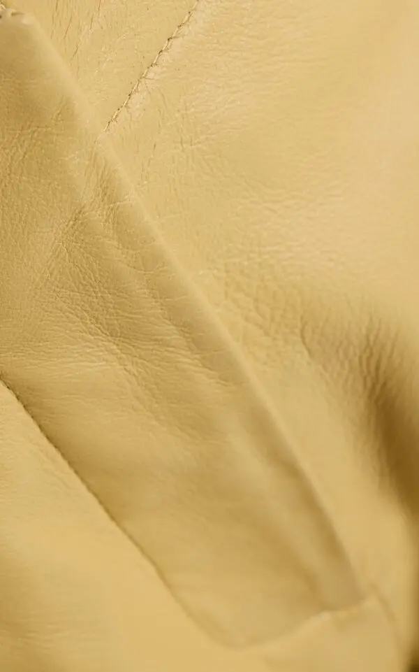 Ulla Johnson Nathalie High-rise Leather Barrel-leg Pants - Yellow
