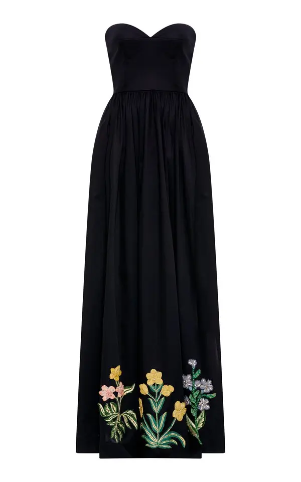 Agua Bendita Tonia Isolda Cotton Maxi Dress - Multi