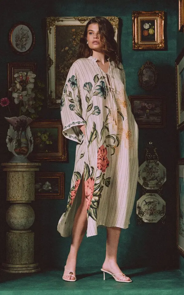 Agua Bendita Datil Isolda Maxi Dress