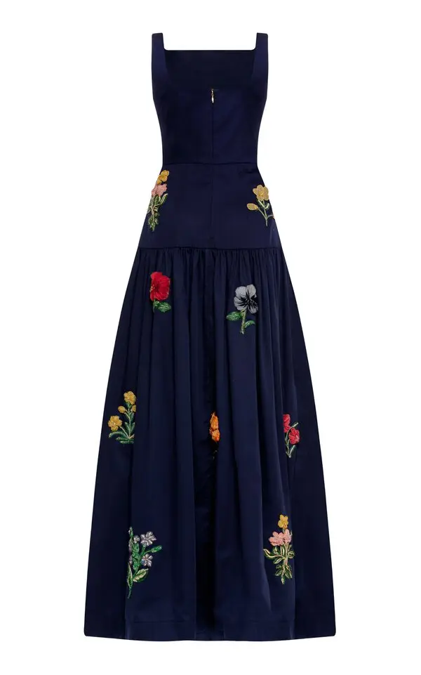 Agua Bendita Abeja Isolda Cotton Maxi Dress