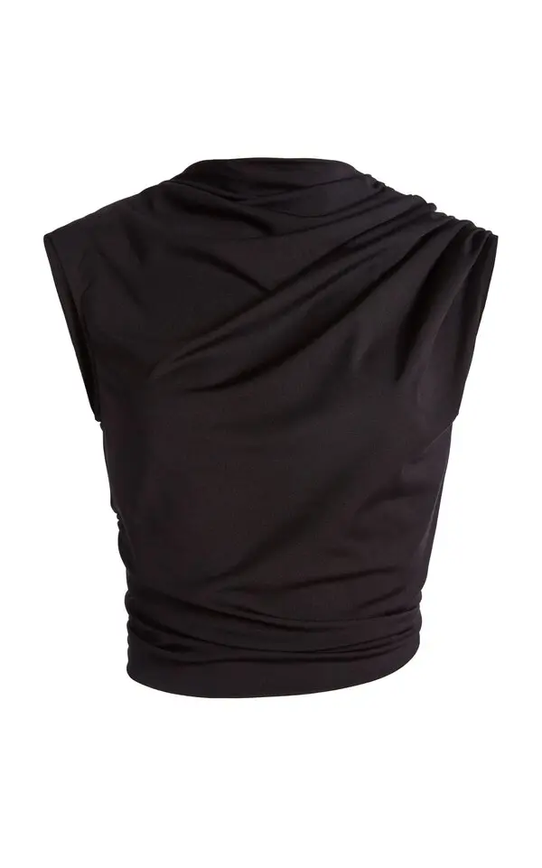 Victoria Beckham Gathered Crop Top