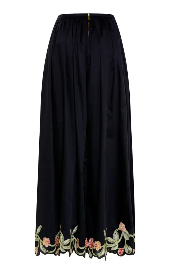 Agua Bendita Eclipse Castillo Cotton Maxi Skirt