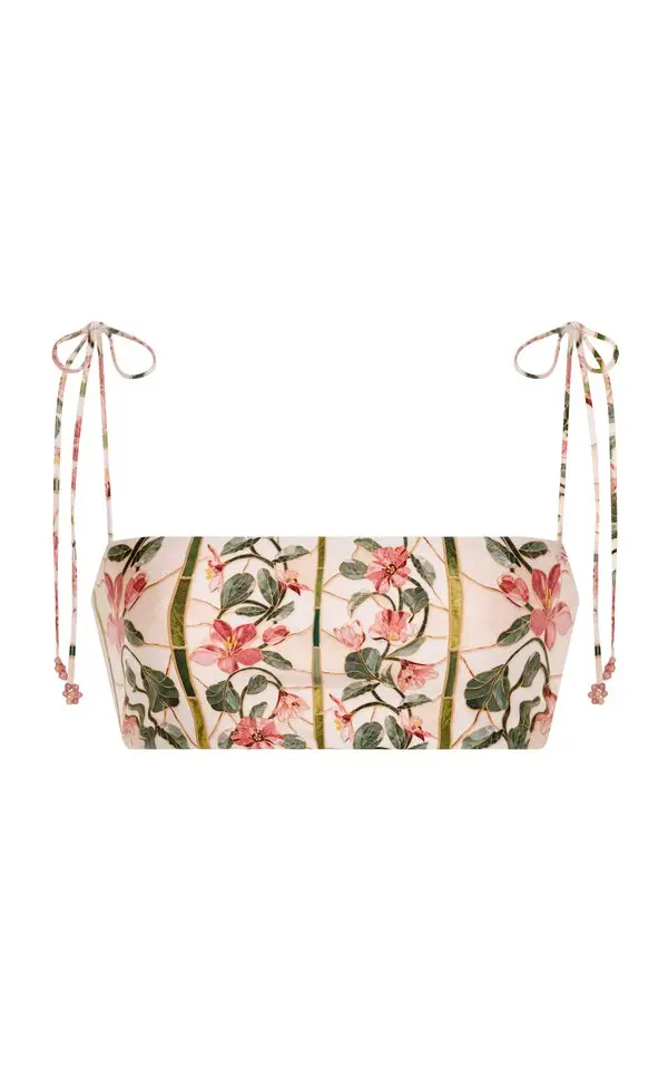 Agua Bendita Primavera Castillo Bikini Top - Multi