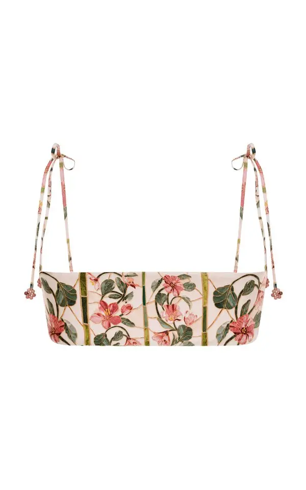 Agua Bendita Primavera Castillo Bikini Top