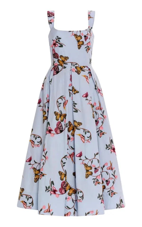 Agua Bendita Alcaparra Orquidea Cotton Maxi Dress - Multi