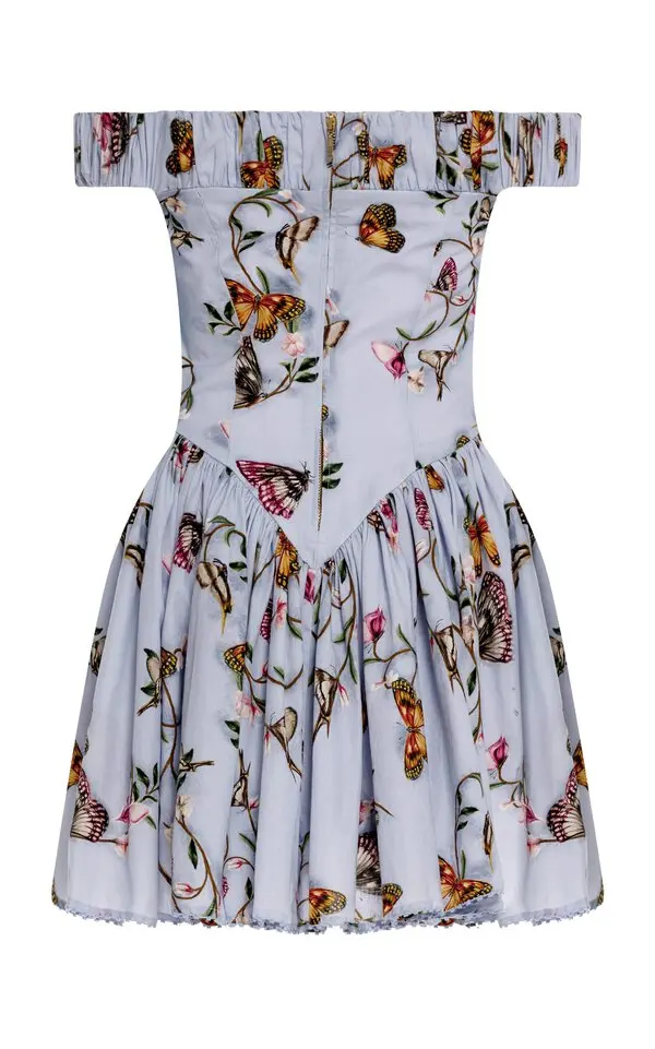 Agua Bendita Arpa Orquidea Cotton Mini Dress