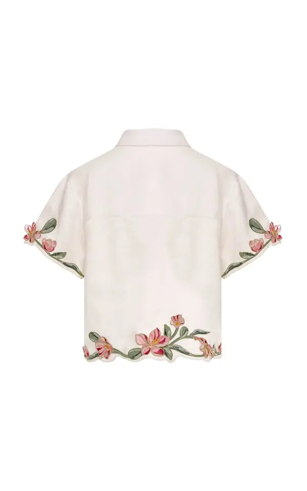 Agua Bendita Virtuosa Castillo Linen Top