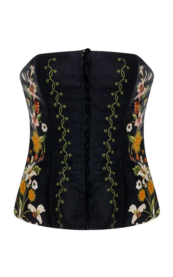 Agua Bendita Abelia Tristan Linen Top