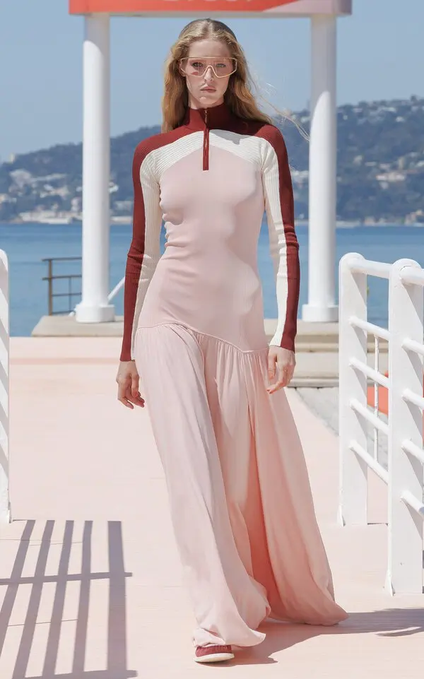 Zimmermann Clash Sporty Rib Maxi Dress