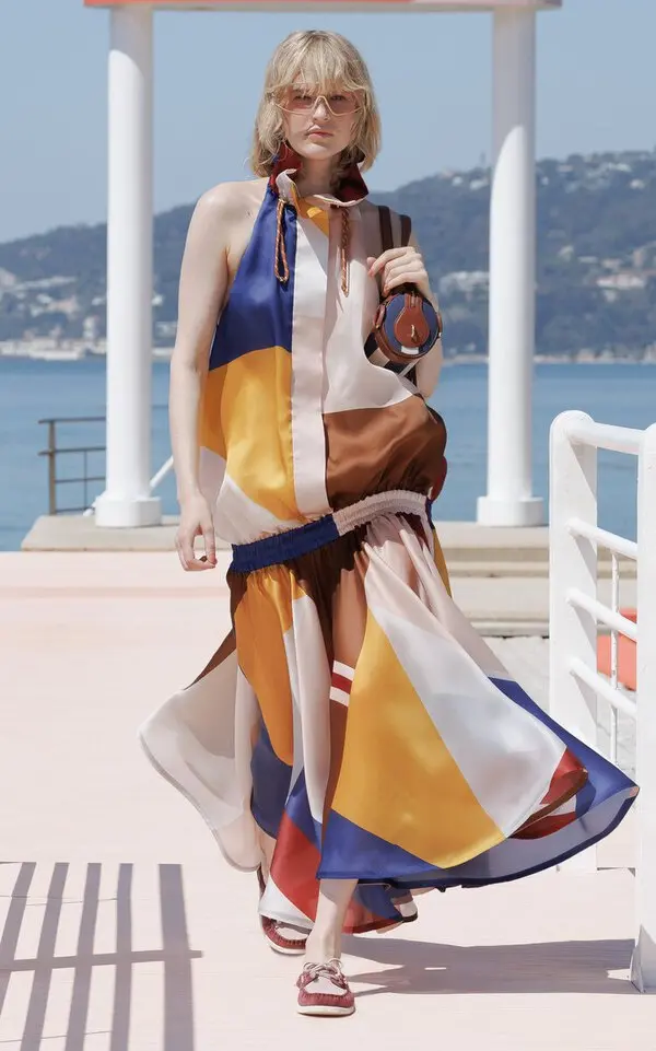 Zimmermann Clash Billow Silk Maxi Dress