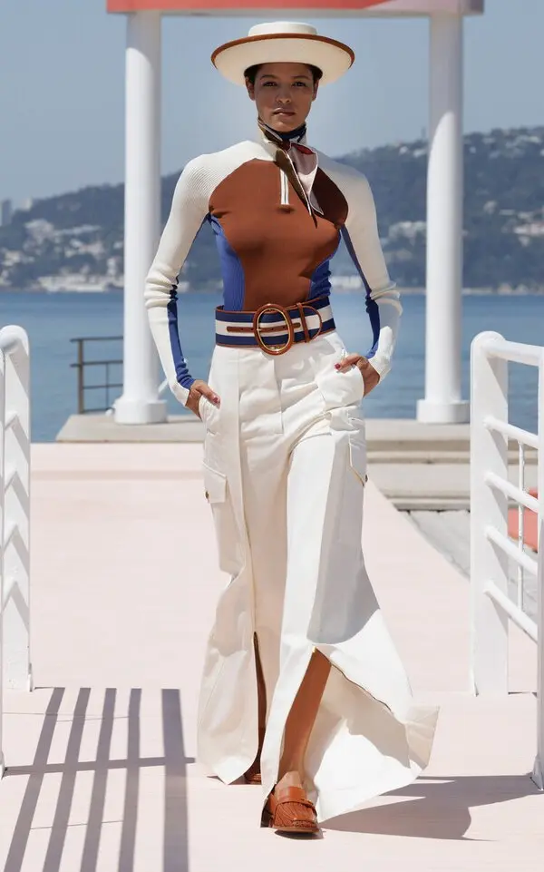 Zimmermann Clash Sporty Rib Knit Top