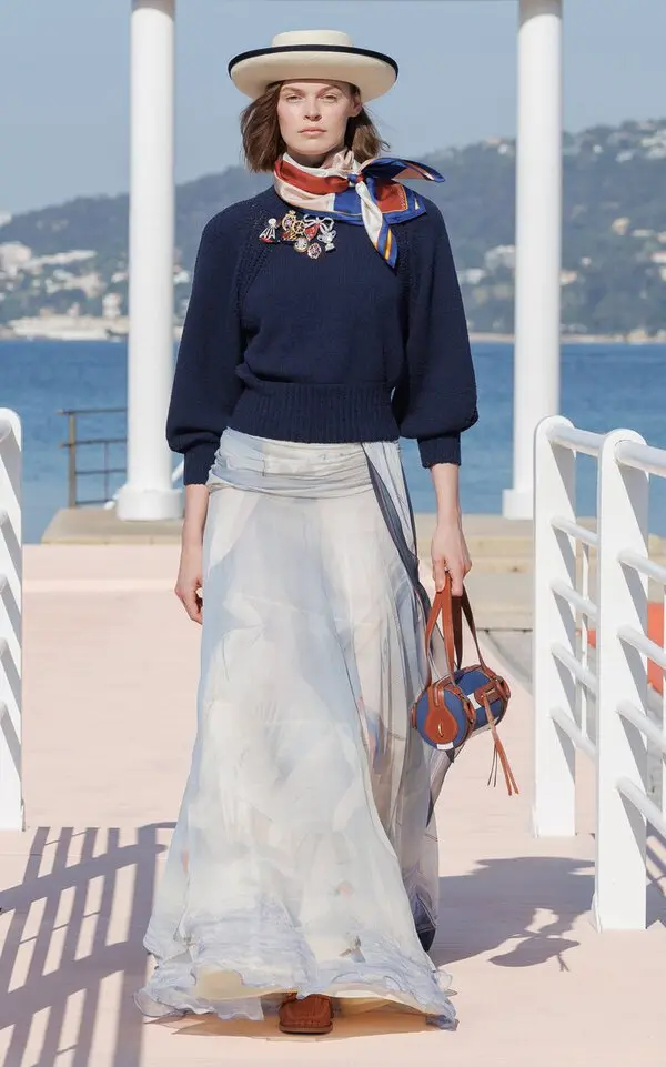 Zimmermann Clash Sail Silk Maxi Skirt