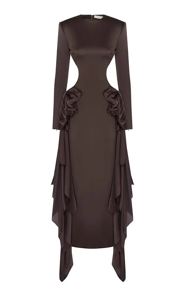 Zimmermann Clash Bow Maxi Dress