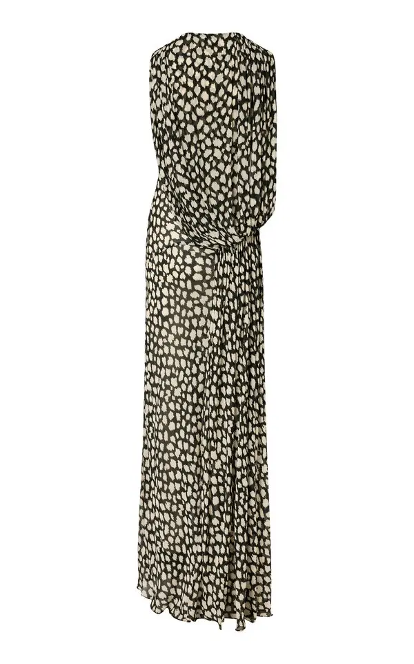ROAME Fallon Drape Maxi Dress