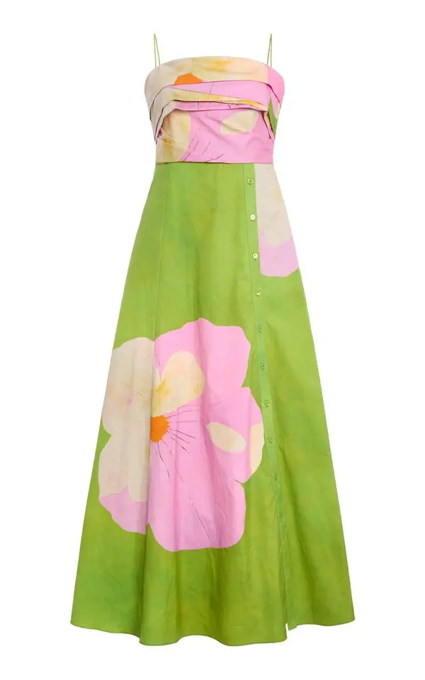 Ulla Johnson Anise Printed Cotton Midi Dress
