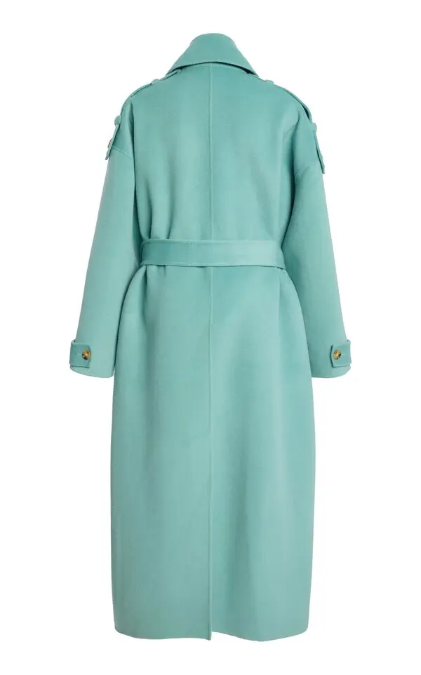 Ulla Johnson Solane Belted Wool-cashmere Trench Coat