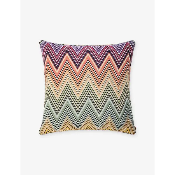 Missoni Kew Zigzag Woven Cushion 60cm X 60cm - Orange