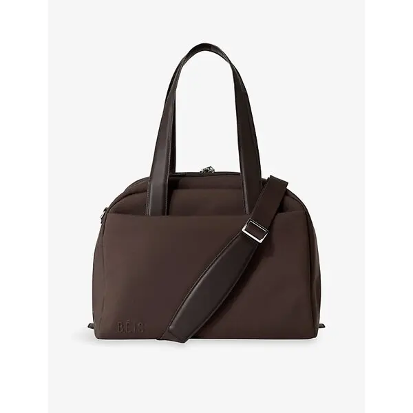 BEIS Béis The Duffle Leather-trim Bag