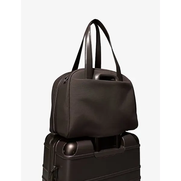 BEIS Béis The Duffle Leather-trim Bag