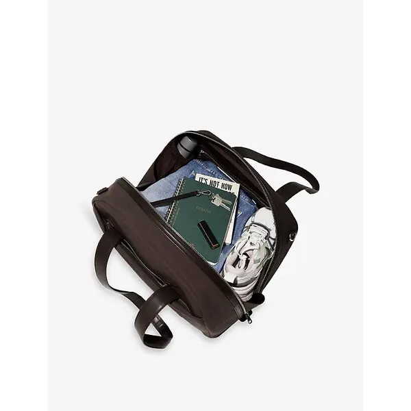 BEIS Béis The Duffle Leather-trim Bag
