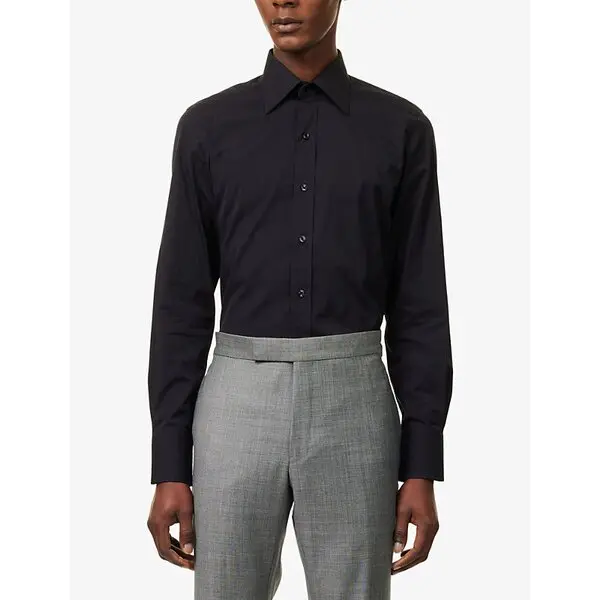 TOM FORD Slim-fit Classic-collar Cotton Shirt