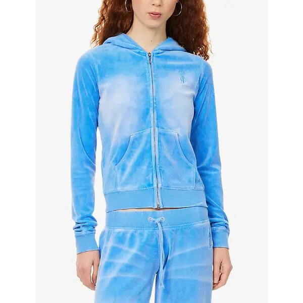 Juicy Couture Robyn Cotton-blend Hoodie - Regatta