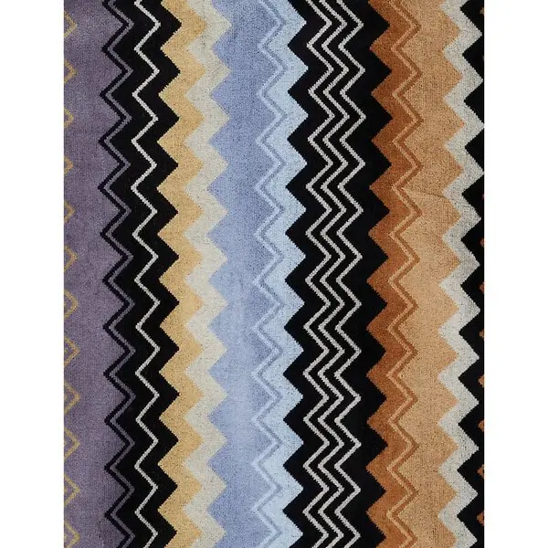 Missoni Giacomo Hooded Cotton-terry Robe - Black Multicolour