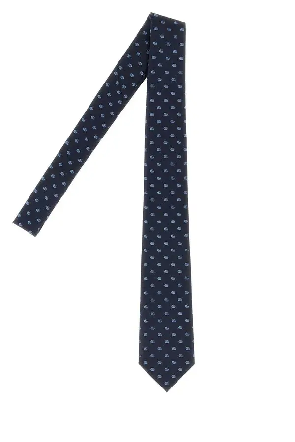 Gucci Embroidered Jacquard Tie