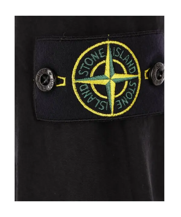 Stone Island Zip-up Long-sleeved Shirt